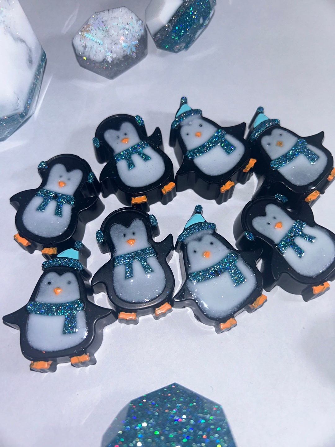 Penguin Counters Loose Parts for Sensory Bin - Etsy