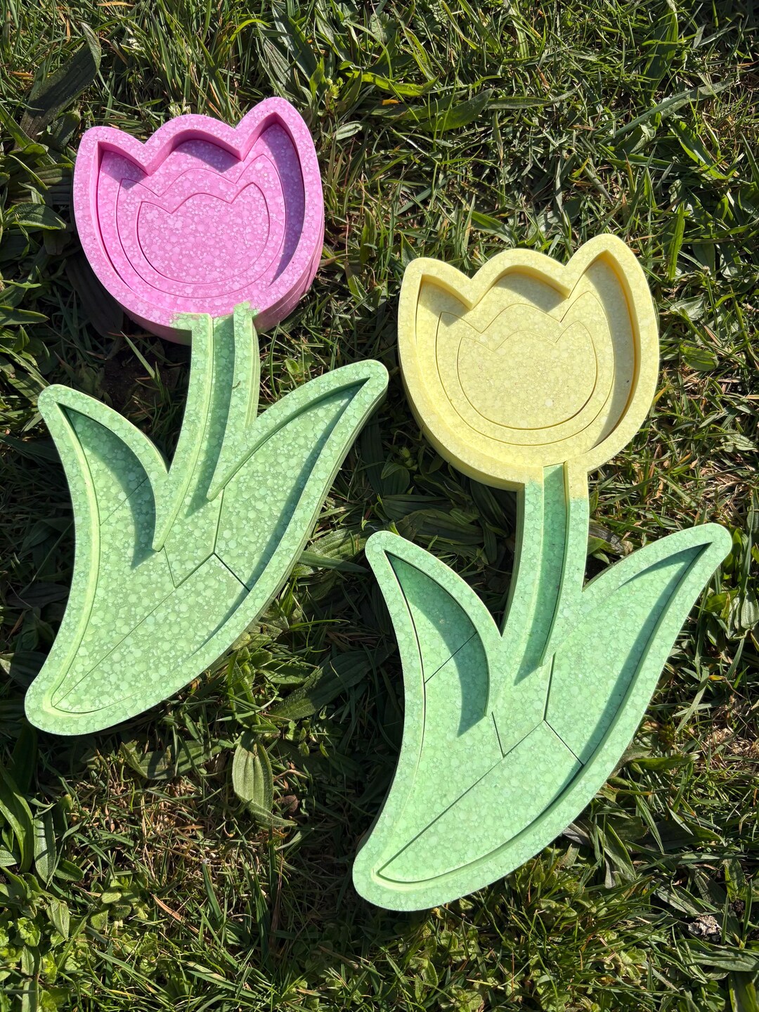 Tulip Tray Puzzle | Sensory Play Tray | Spring Sensory Bin | Spring ...