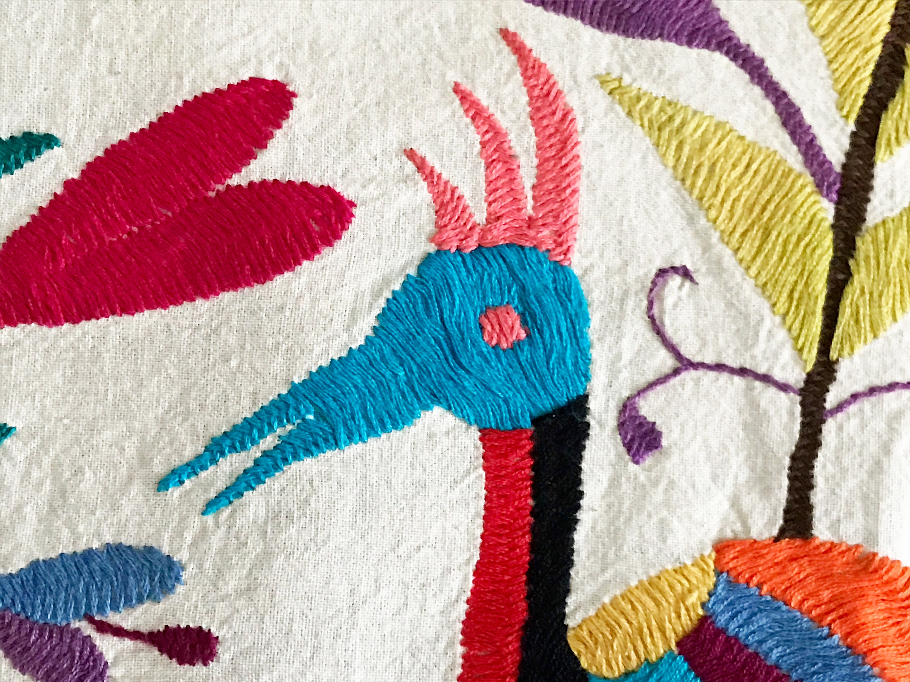Colorful Otomi Mexican Embroidery - Etsy
