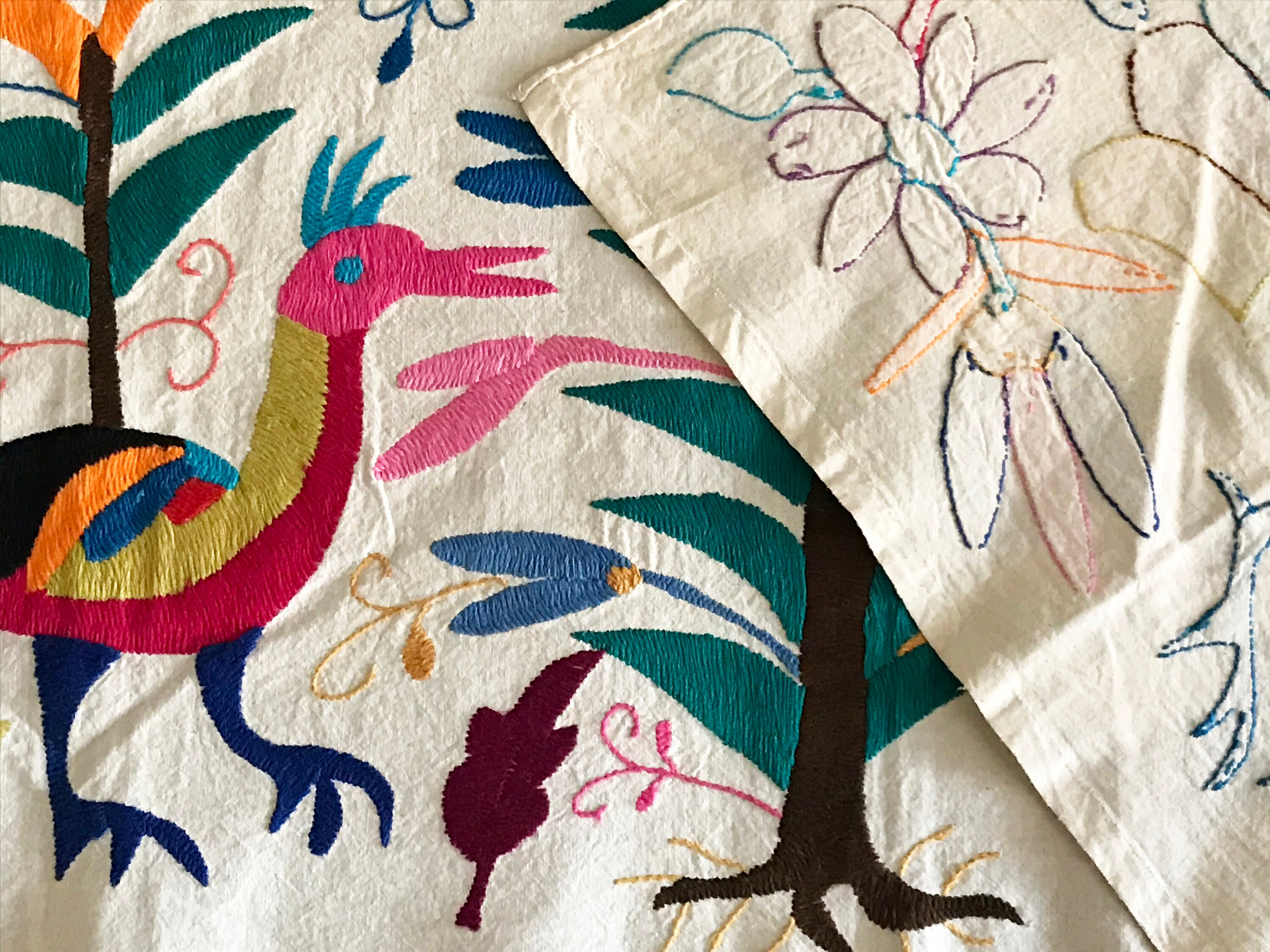 Colorful Otomi Mexican Embroidery - Etsy