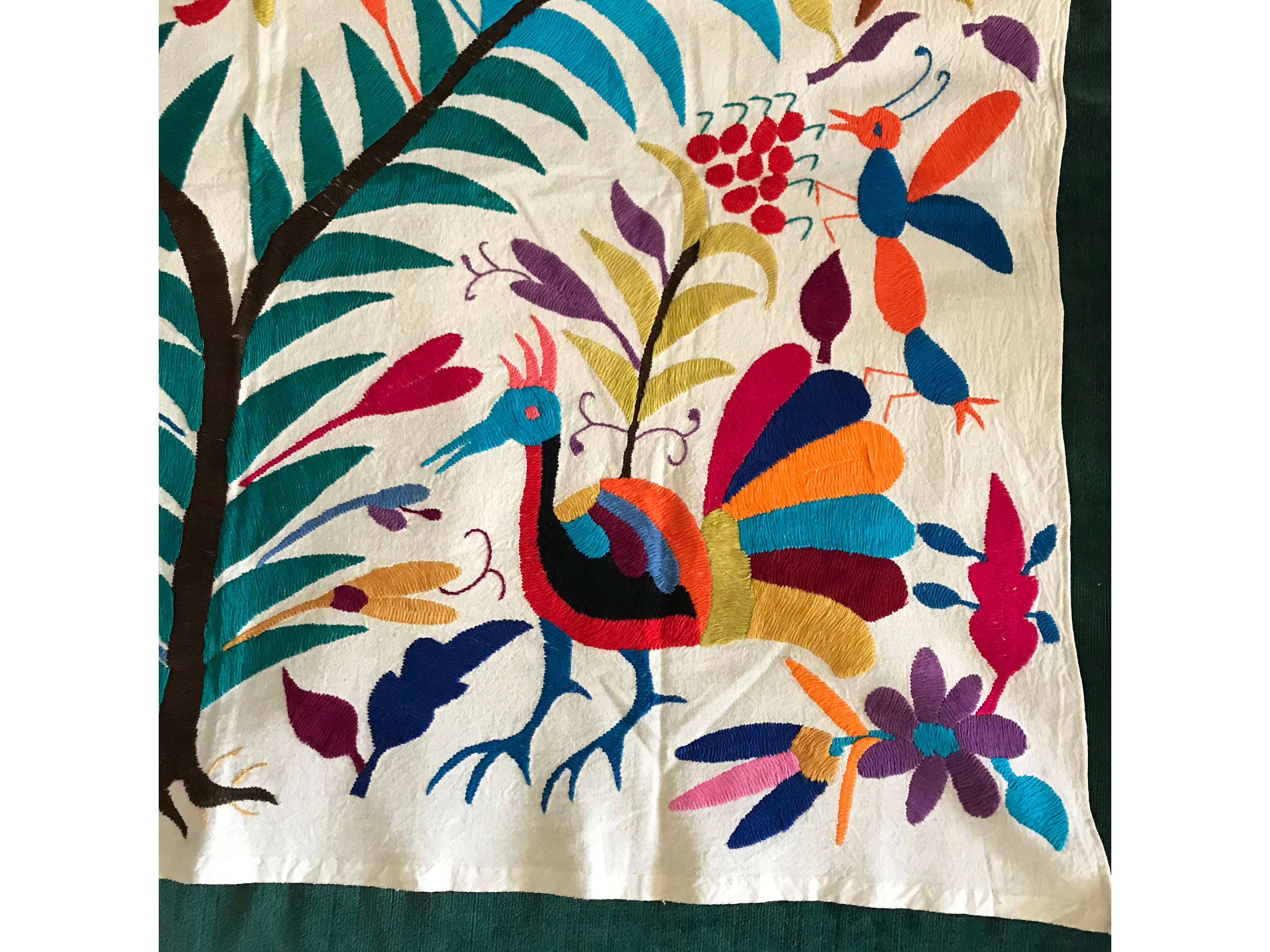 Colorful Otomi Mexican Embroidery - Etsy
