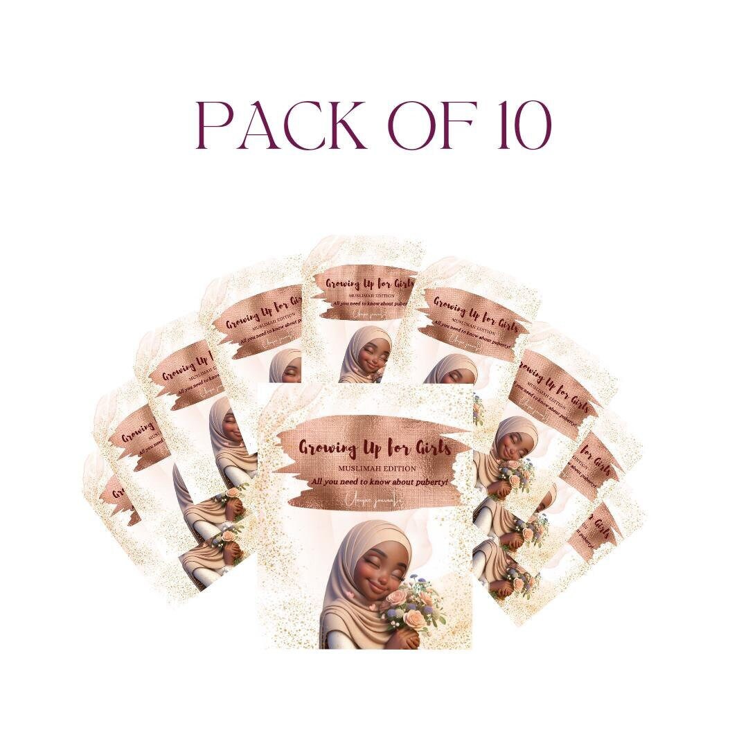 Pack of 10 Puberty Books for Girls - Muslimah Edition - Etsy