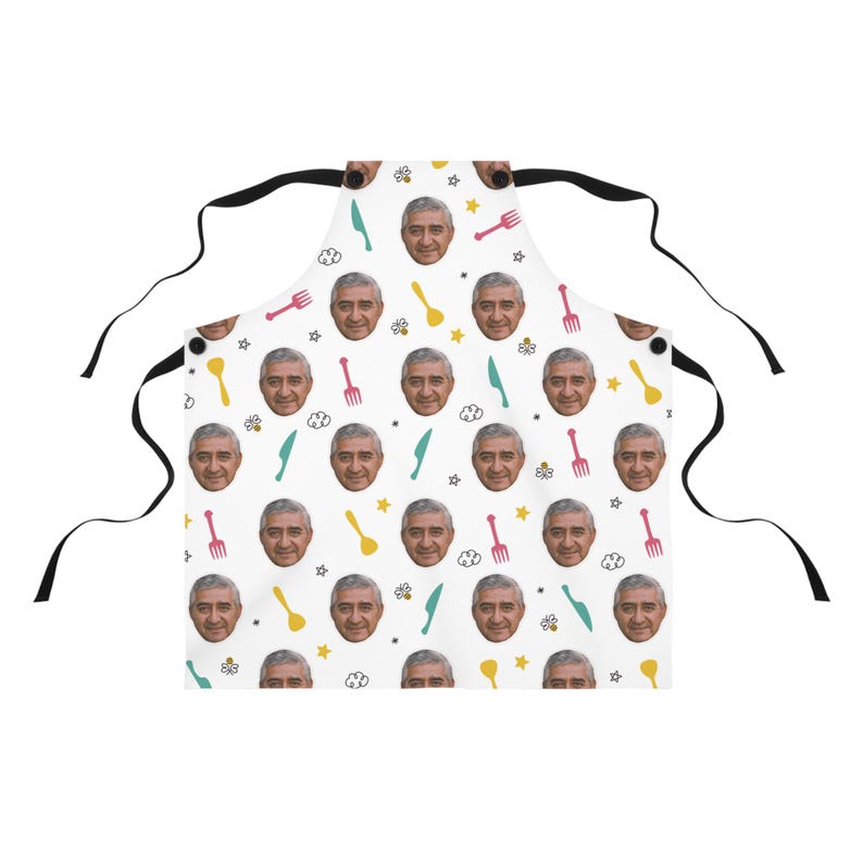 Personalized Faces Apron Custom Photo Apron for Women and Men Face ...