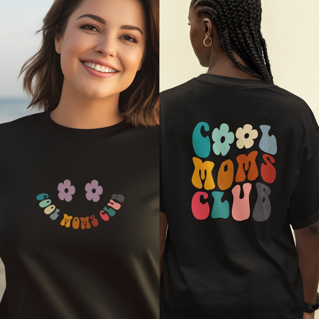 Cool Moms Club Shirt New Mom Tee Funny Mom Shirt Mom Birthday Gift Cute ...