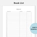 Book List. Reading Log. Book Tracker. Books I've Read. Reading Tracker ...