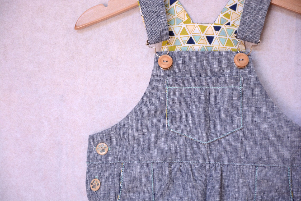 Frankie Dungarees Baby Toddler Digital Sewing Pattern Age 6m 2 Years - Etsy