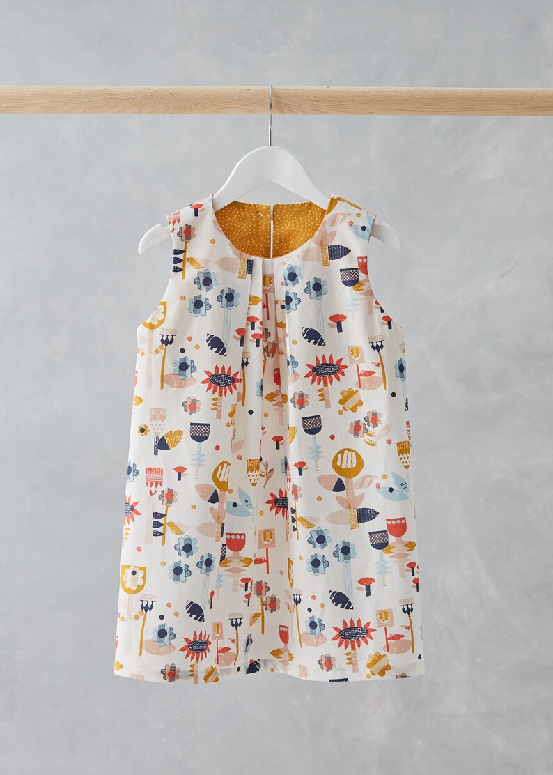 Frida Pleated Dress - Sewing Pattern for Childrenswear - Etsy