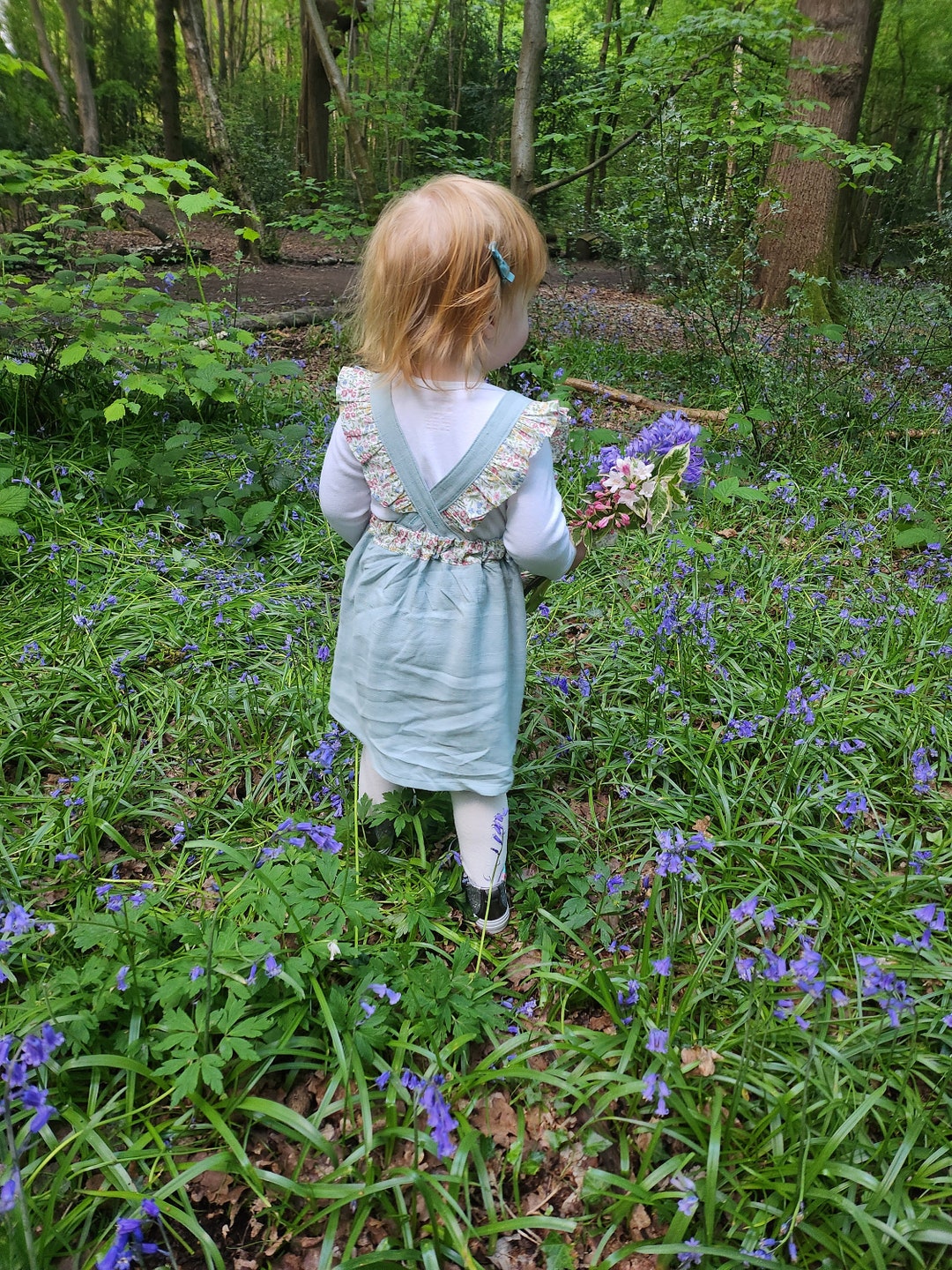 Cleo Frill Pinafore Dress - Sewing Pattern for Childrenswear - Etsy