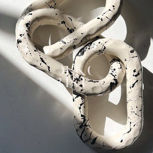 3 Link Decorative Wood Chain, Marble Effect Chain, Decorative Wood Link ...