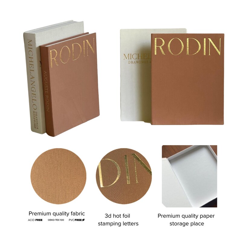 Decorative Coffee Table Book Box Set | Openable Book Box | Linen Book ...