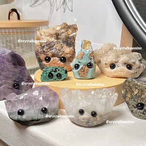 Mystery Crystal Hedgehog, Crystal Buddy, Pet Rock, Amethyst, Quartz ...