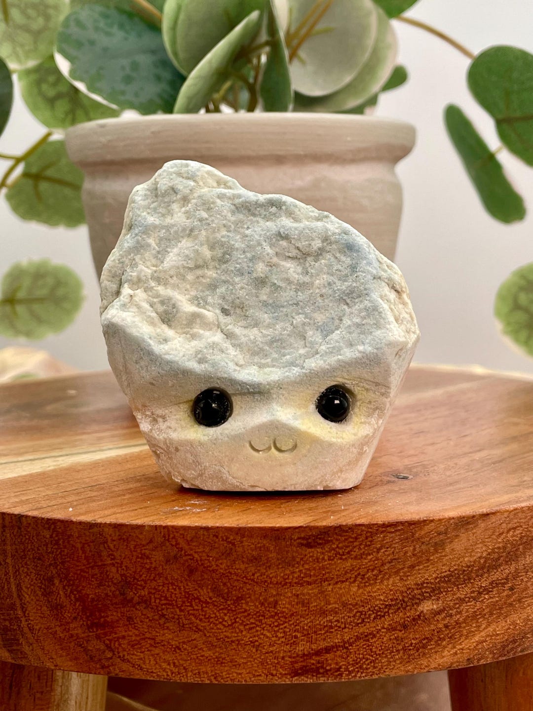 Blue Velvet Hedgie, Blue Velvet Stone, Crystal Buddy, Pet Rock ...