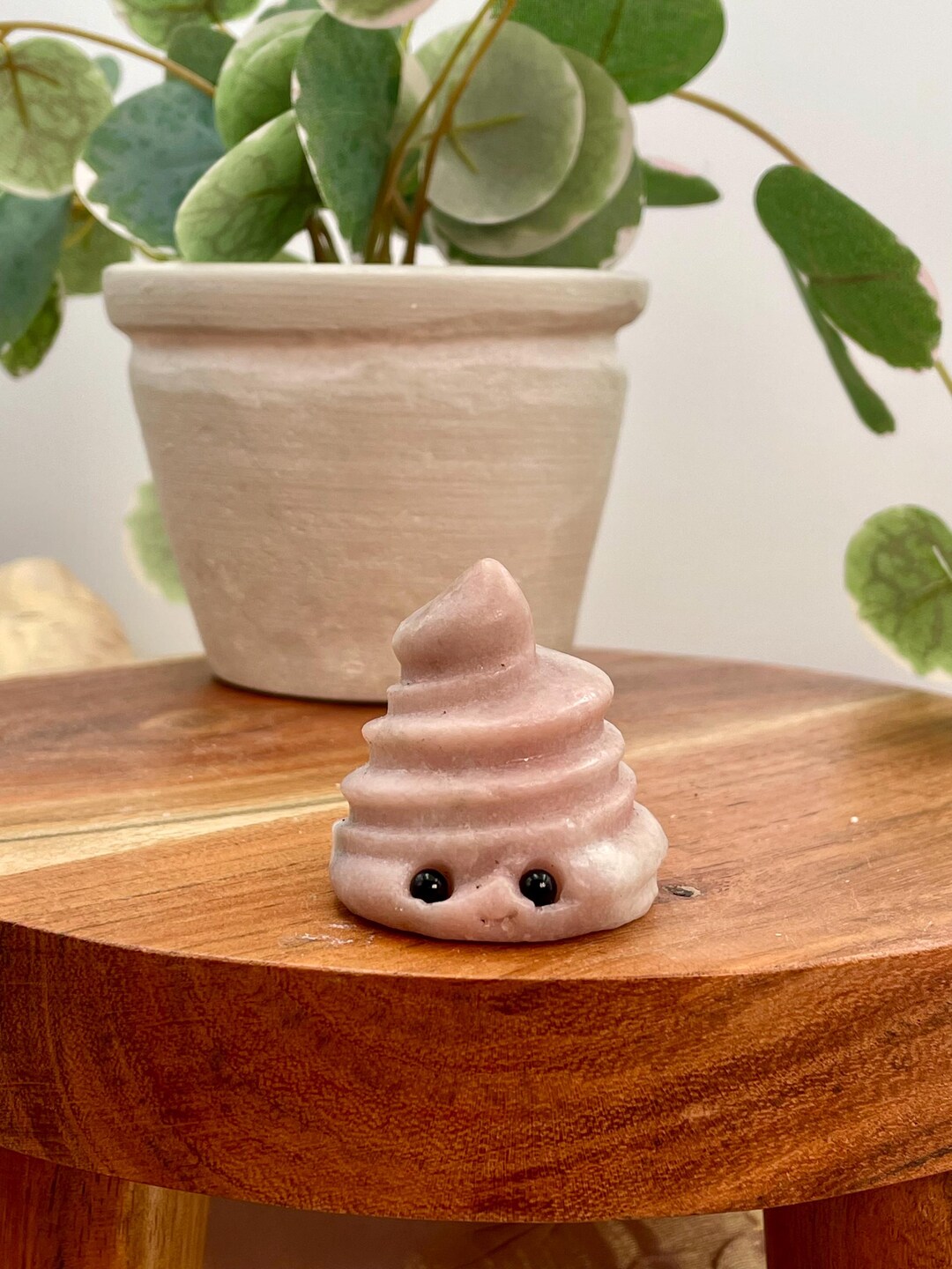 Pink Opal Hedgie, Poop Carving, Crystal Hedgehog, Crystal Buddy, Pet ...
