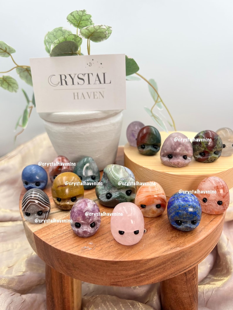Tumbled Crystal Hedgehogs, Crystal Buddy, Pet Rock, Agate, Amethyst ...
