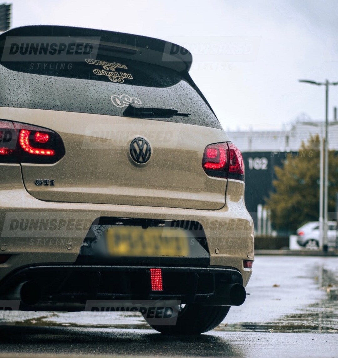 F1 Style Rear Diffuser Brake Light 72LED - RS3, M140i, Golf R, A45 ...