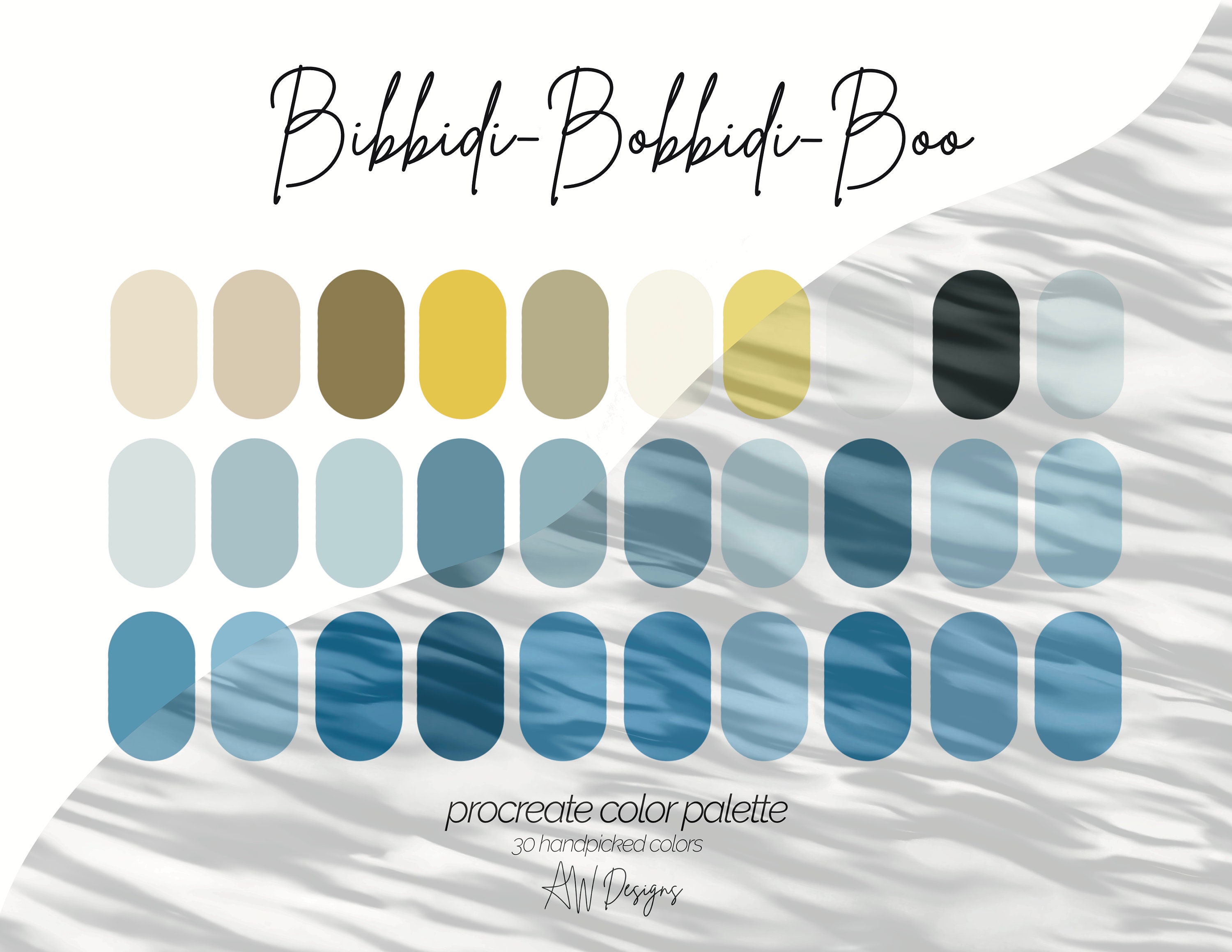 Bibbidi-bobbidi-boo Palette | Color Swatches | iPad Lettering ...