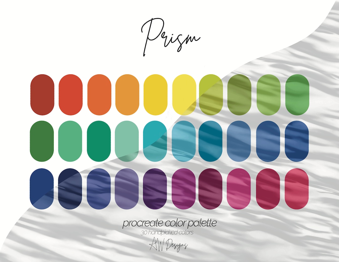 Prism Palette | Color Swatches | iPad Lettering | Illustration | Tool ...