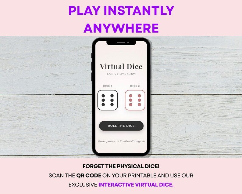Couples Dice Game Printable, Foreplay Games, Couple Date Night Game ...