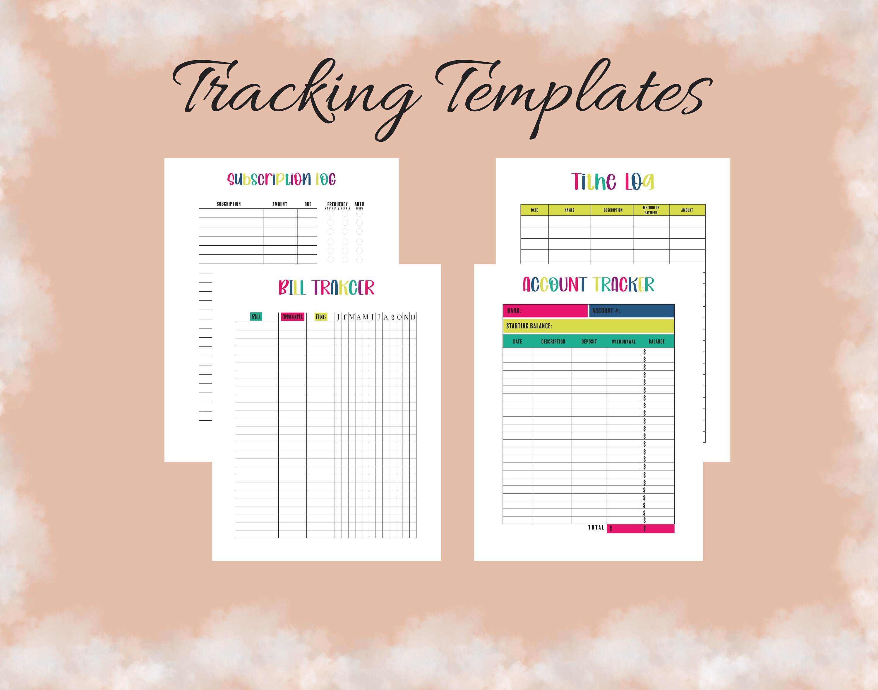 Christian Financial Planner, Printable Daily Budgeting Planner ...