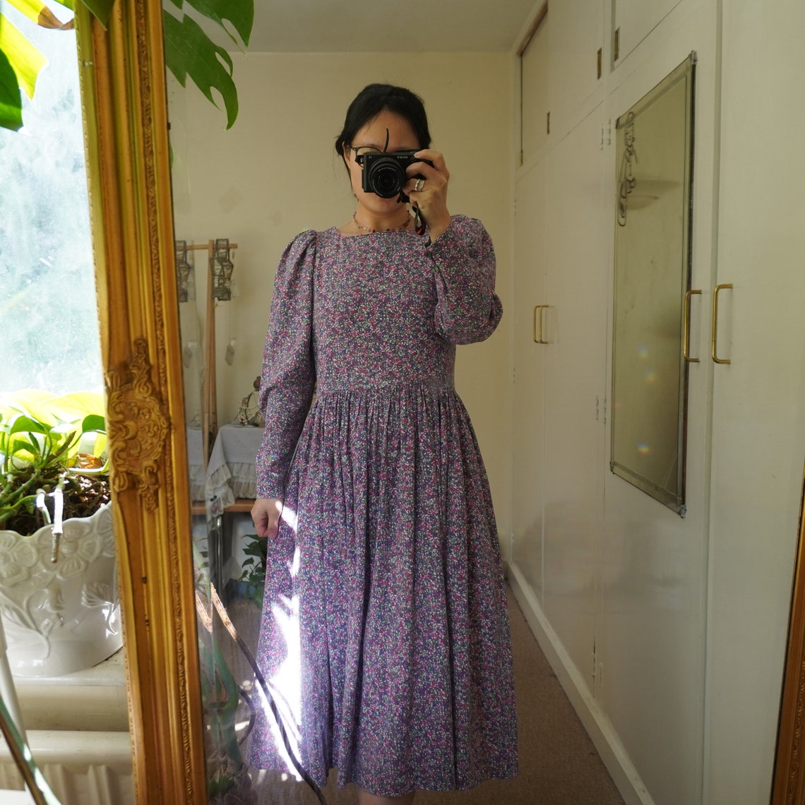 Sweet Laura Ashley 80s Midi Dress - Etsy