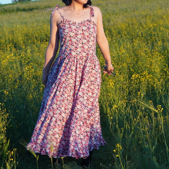 Rare Laura Ashley late 70s floral ditsy midi dress - Gem