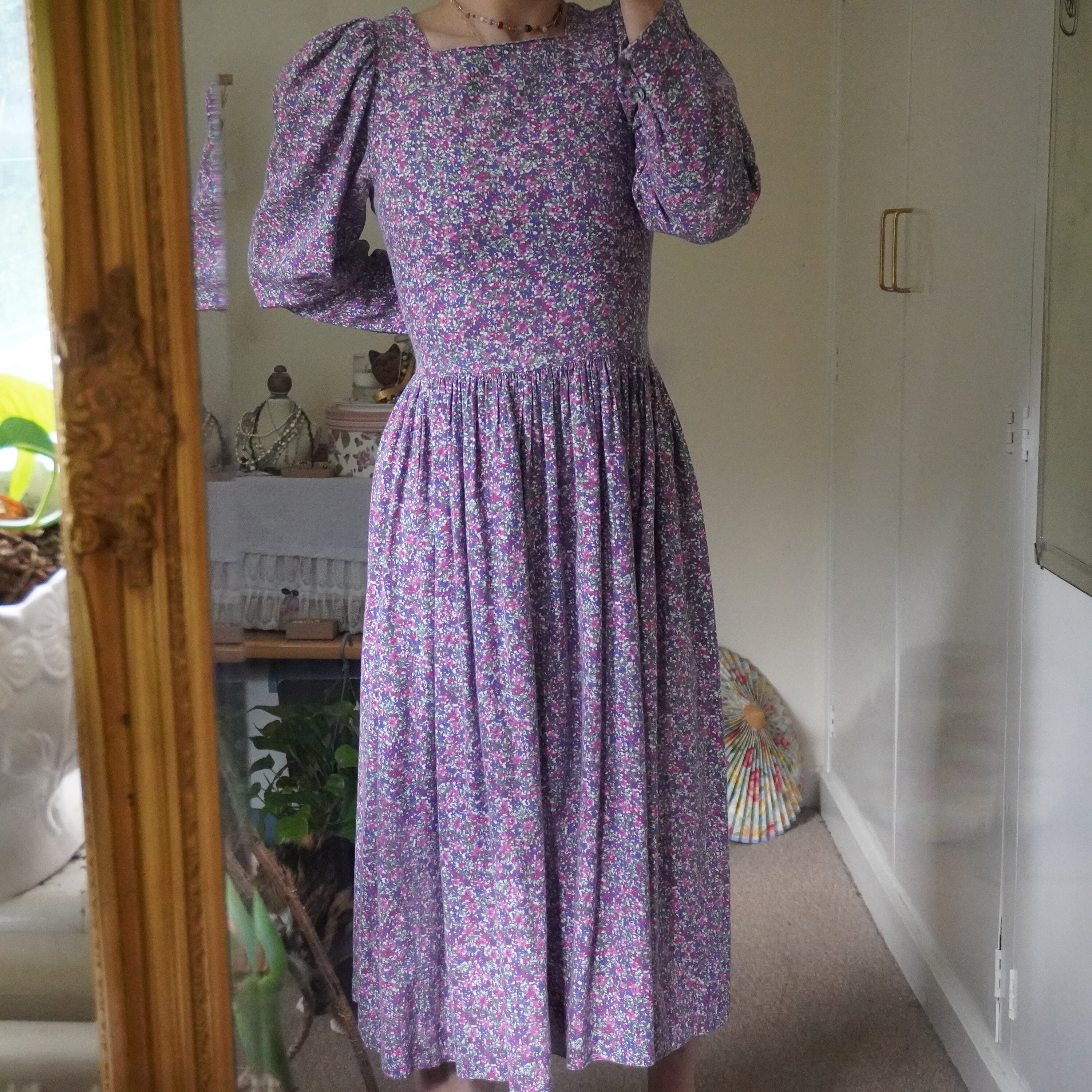 Sweet Laura Ashley 80s Midi Dress - Etsy