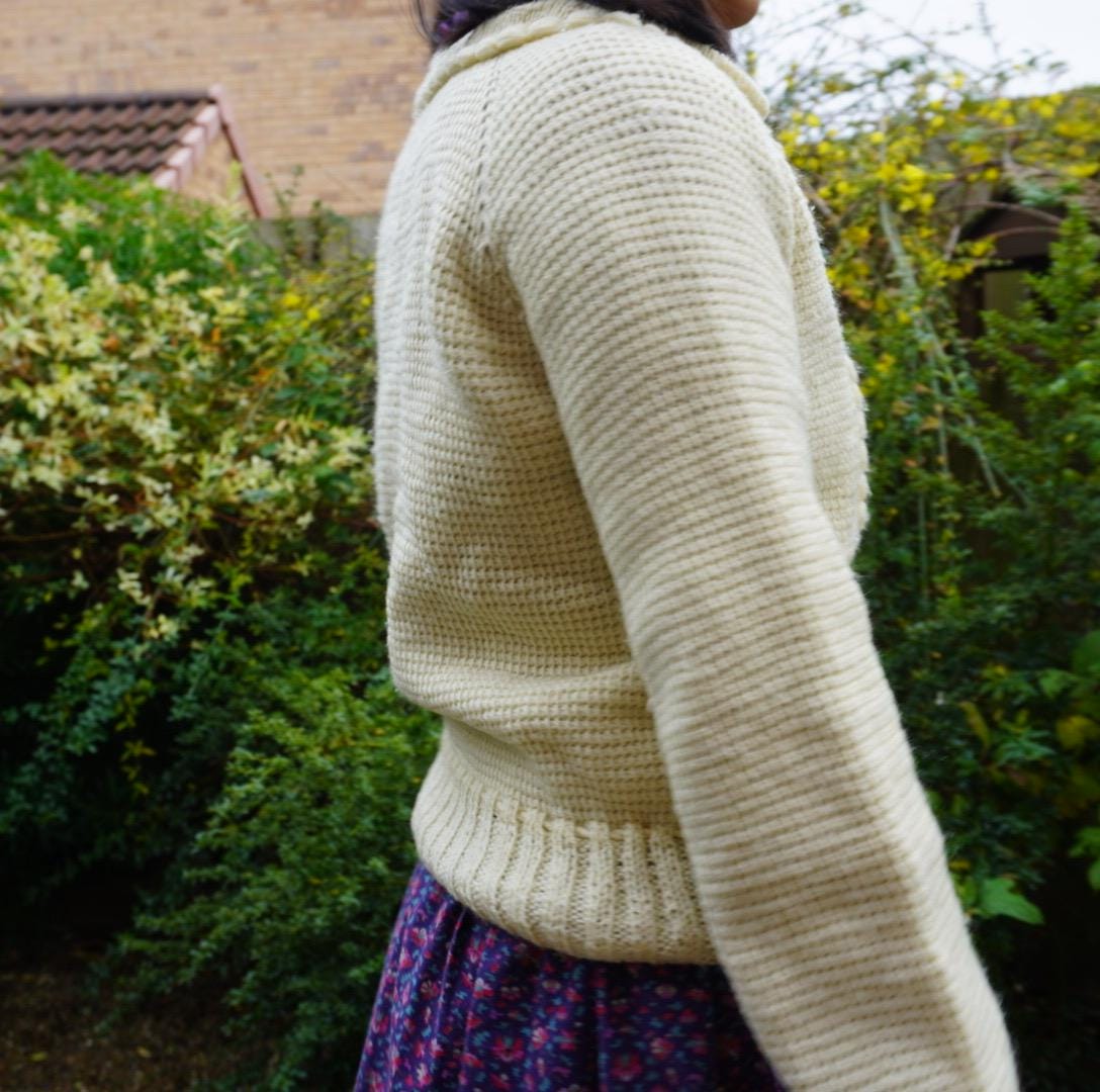 Vintage Cottagecore Floral Austrian Wool Cardigan - Etsy