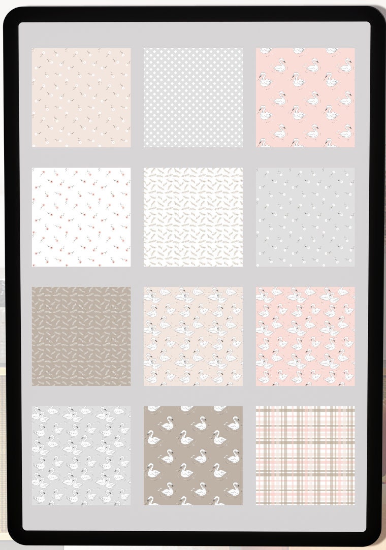 Digital Paper Swan Lake Goodnotes Notability Onenote Digital Notebooks ...