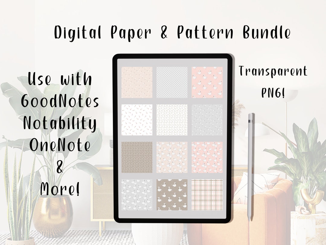Digital Paper Swan Lake Goodnotes Notability Onenote Digital Notebooks ...