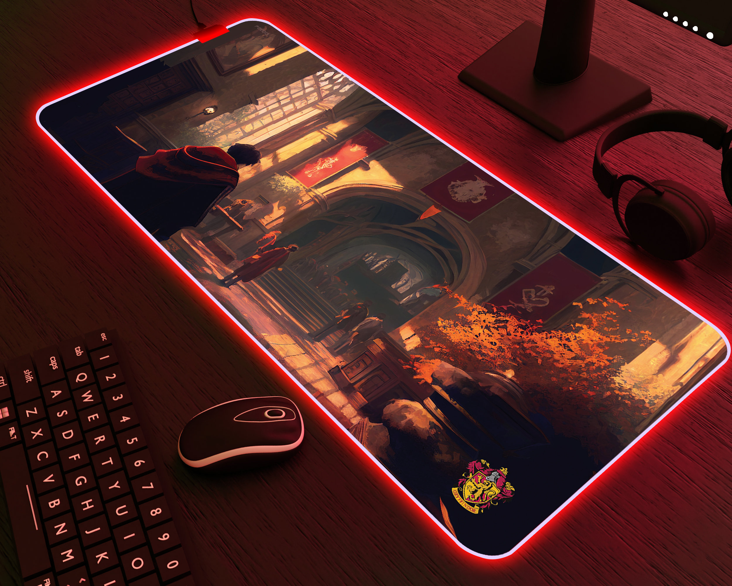 Gryffindor - Hogwarts Legacy - Gaming Desk Mat | Mouse Pad