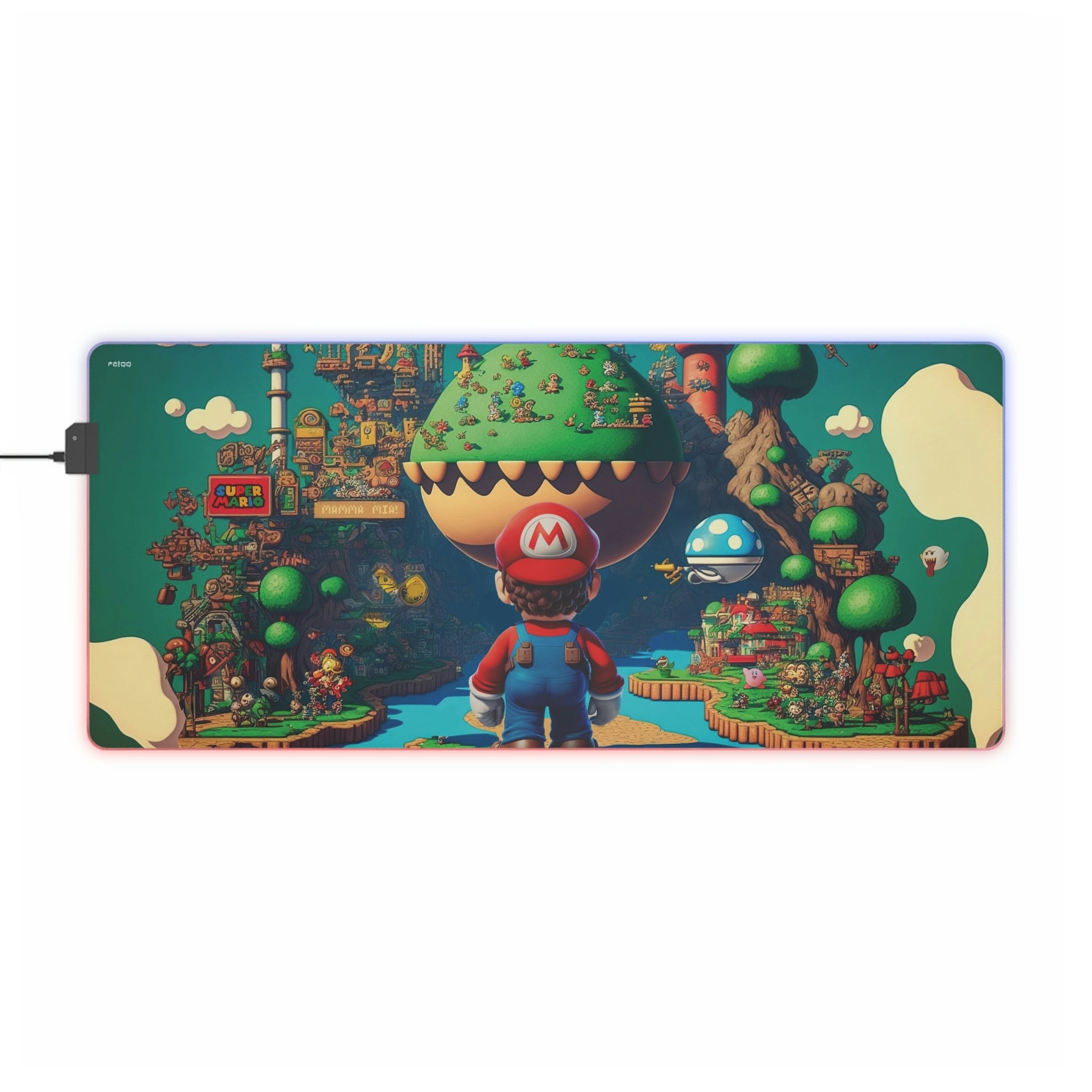 Super Mario - RGB Gaming Desk Mat | Mouse Pad sold by Xolani | SKU ...