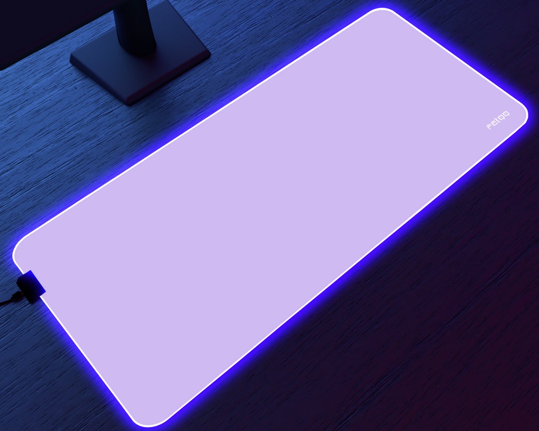 Moon the Pastels Collection RGB Gaming Desk Mat Mouse - Etsy