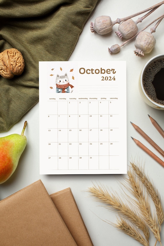 October Month Calendar 2024