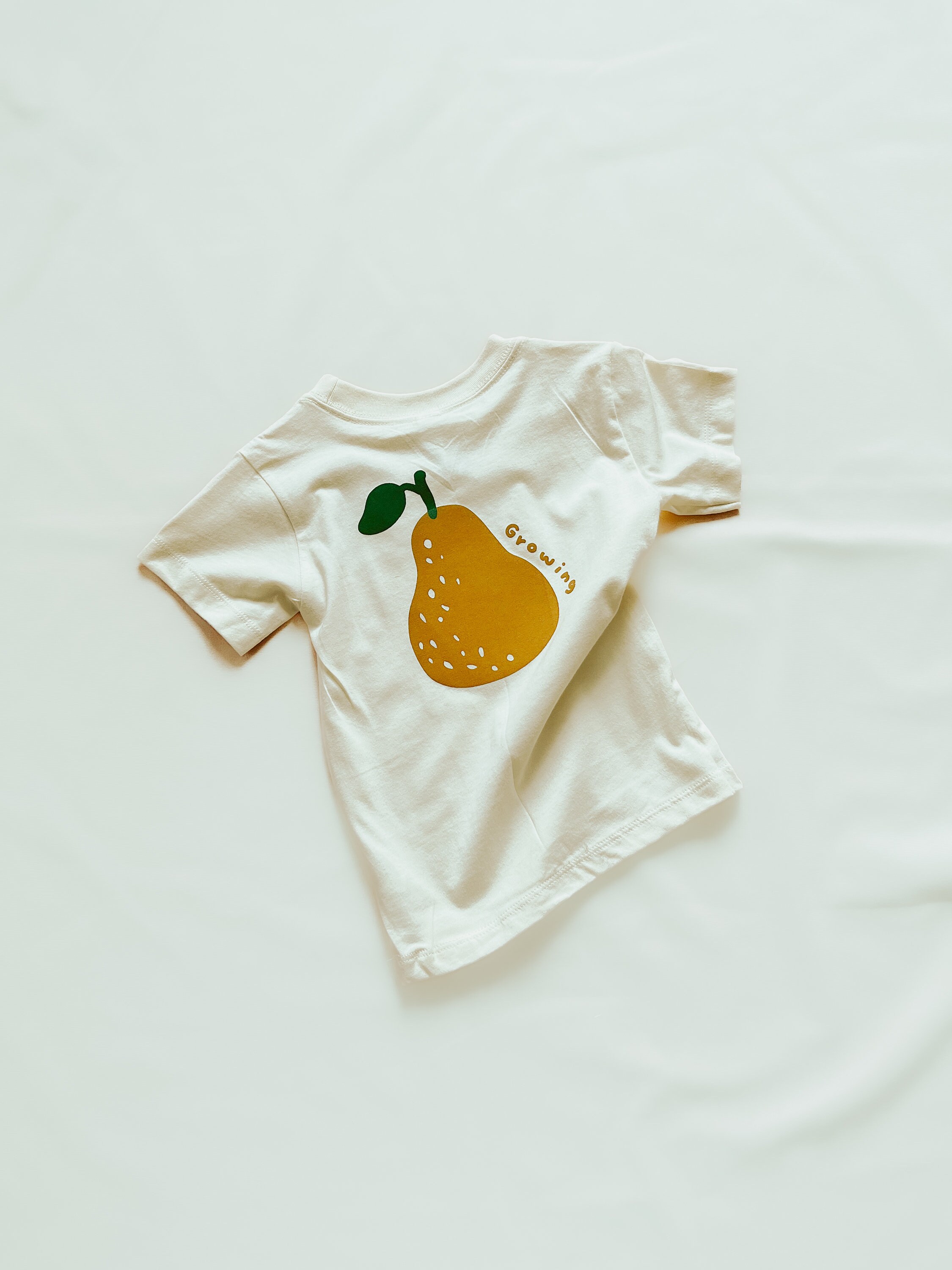 Pear Puff Tshirt for Toddler Baby Boy Girl Farmers Market Fruit Pocket ...