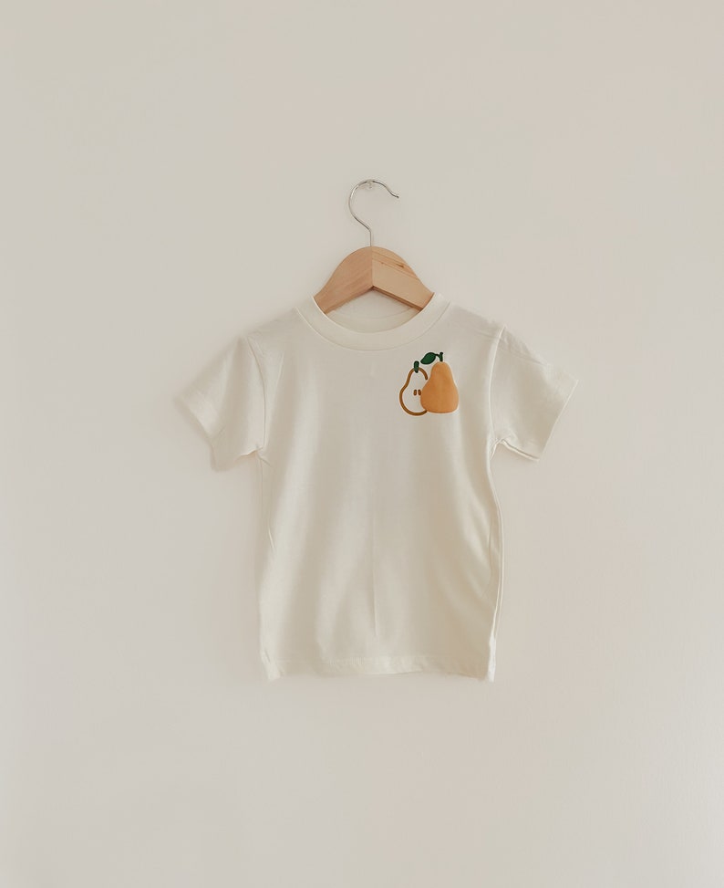 Pear Puff Tshirt for Toddler Baby Boy Girl Farmers Market Fruit Pocket ...