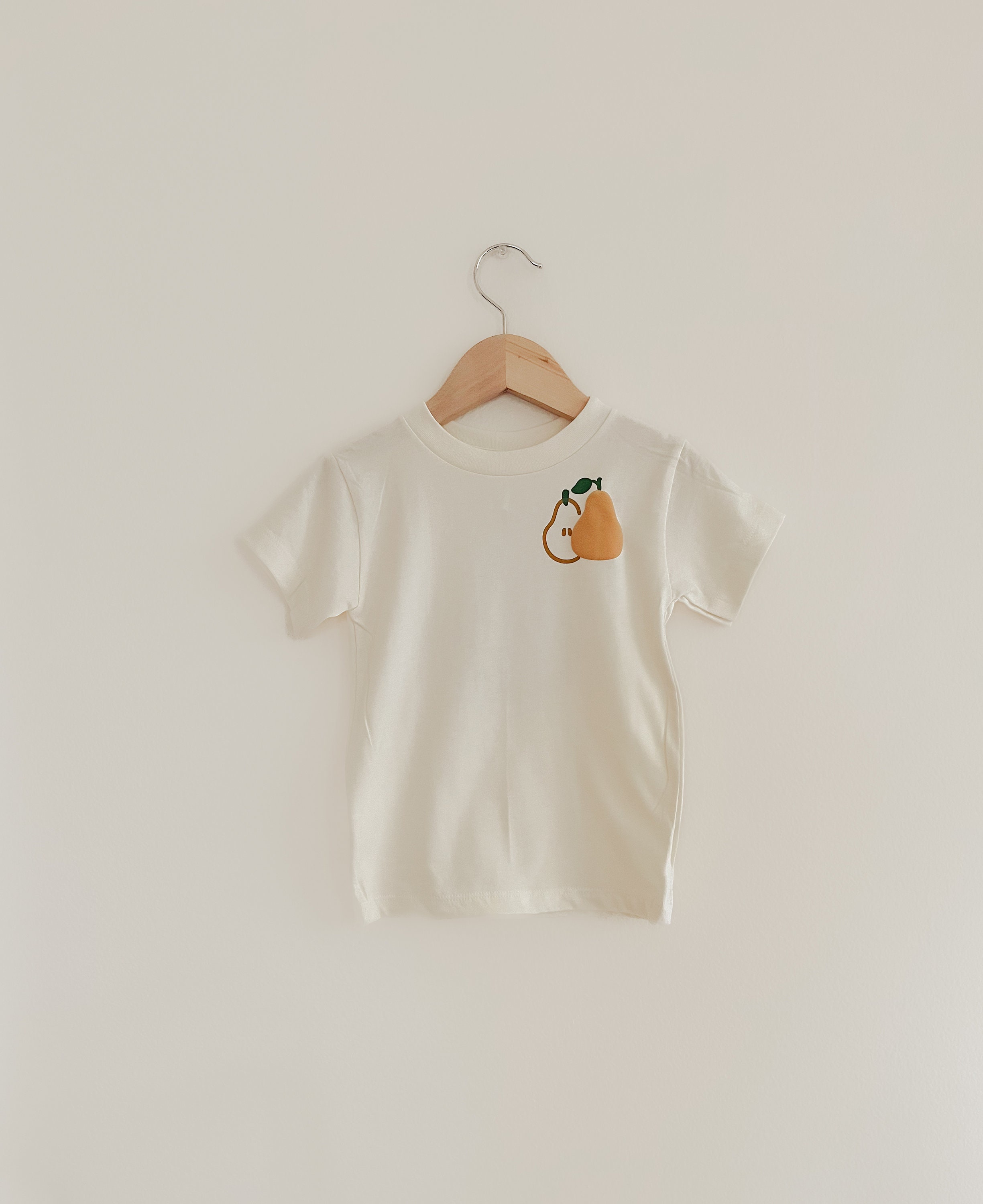 Pear Puff Tshirt for Toddler Baby Boy Girl Farmers Market Fruit Pocket ...