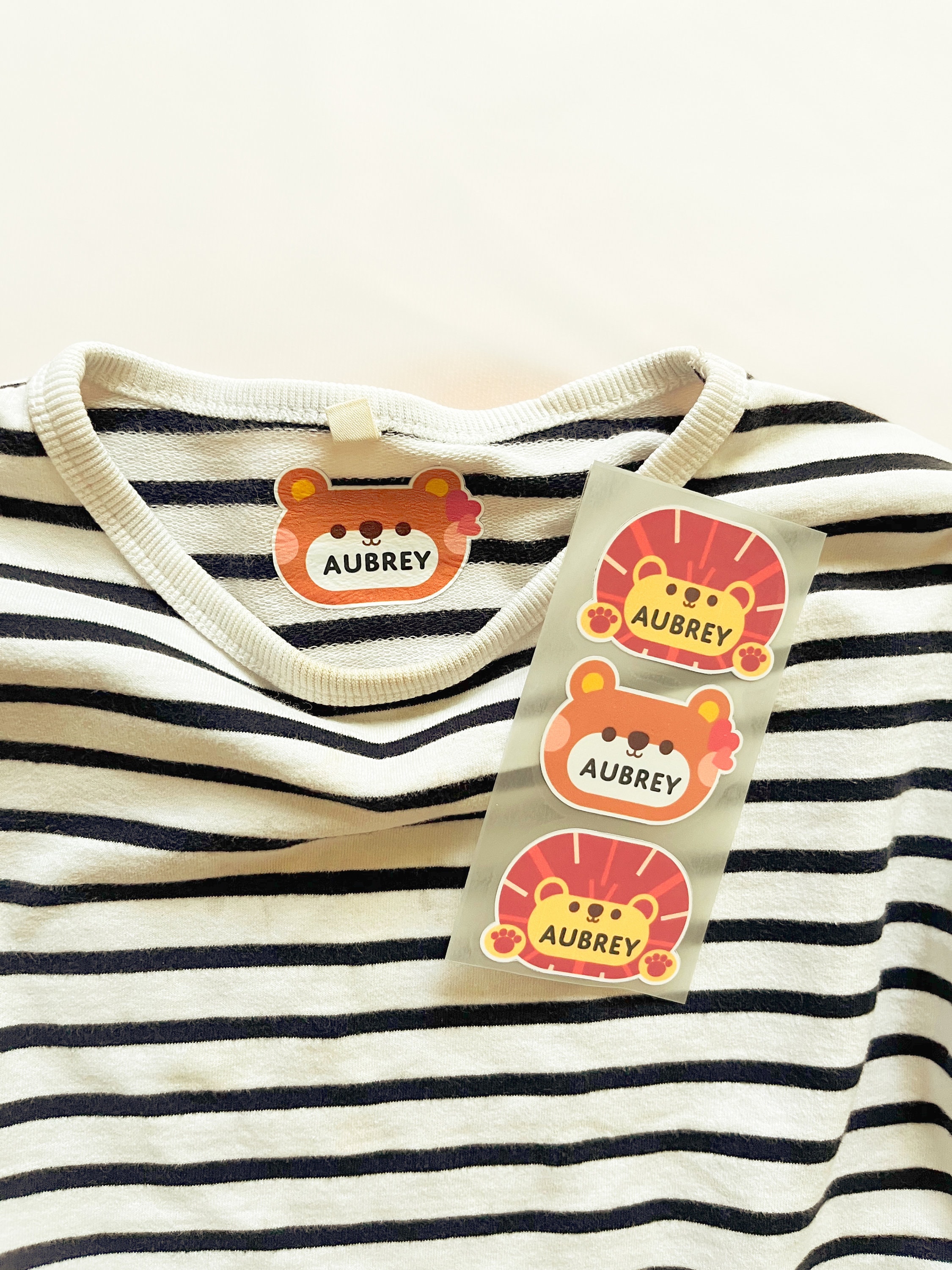 Iron on Personalized Name Labels for Daycare Waterproof Labels for ...