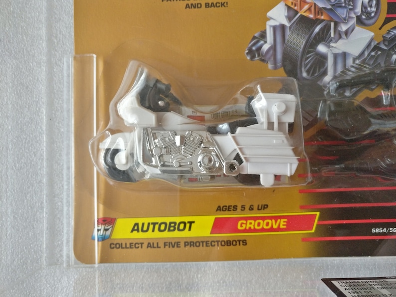 Vintage 1990 Transformers G1 Autobot GROOVE Patrol Bike by Hasbro 5854 ...