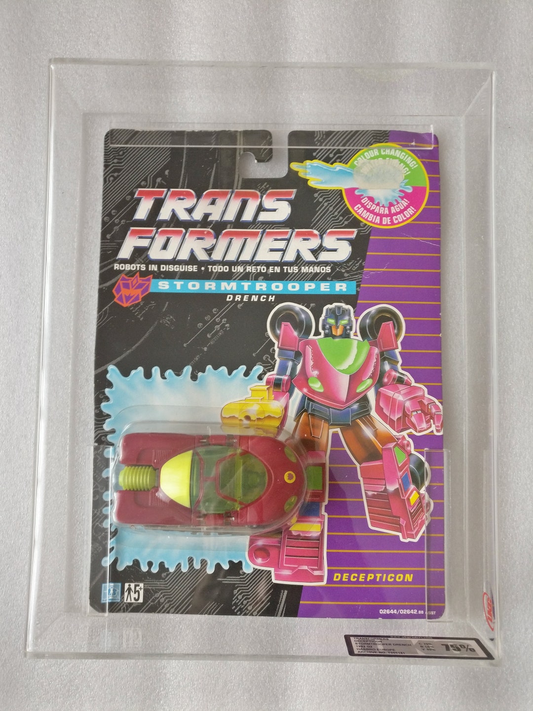 Vintage 1992 Transformers G2 Stormtrooper DRENCH Hasbro Europe 02644 ...