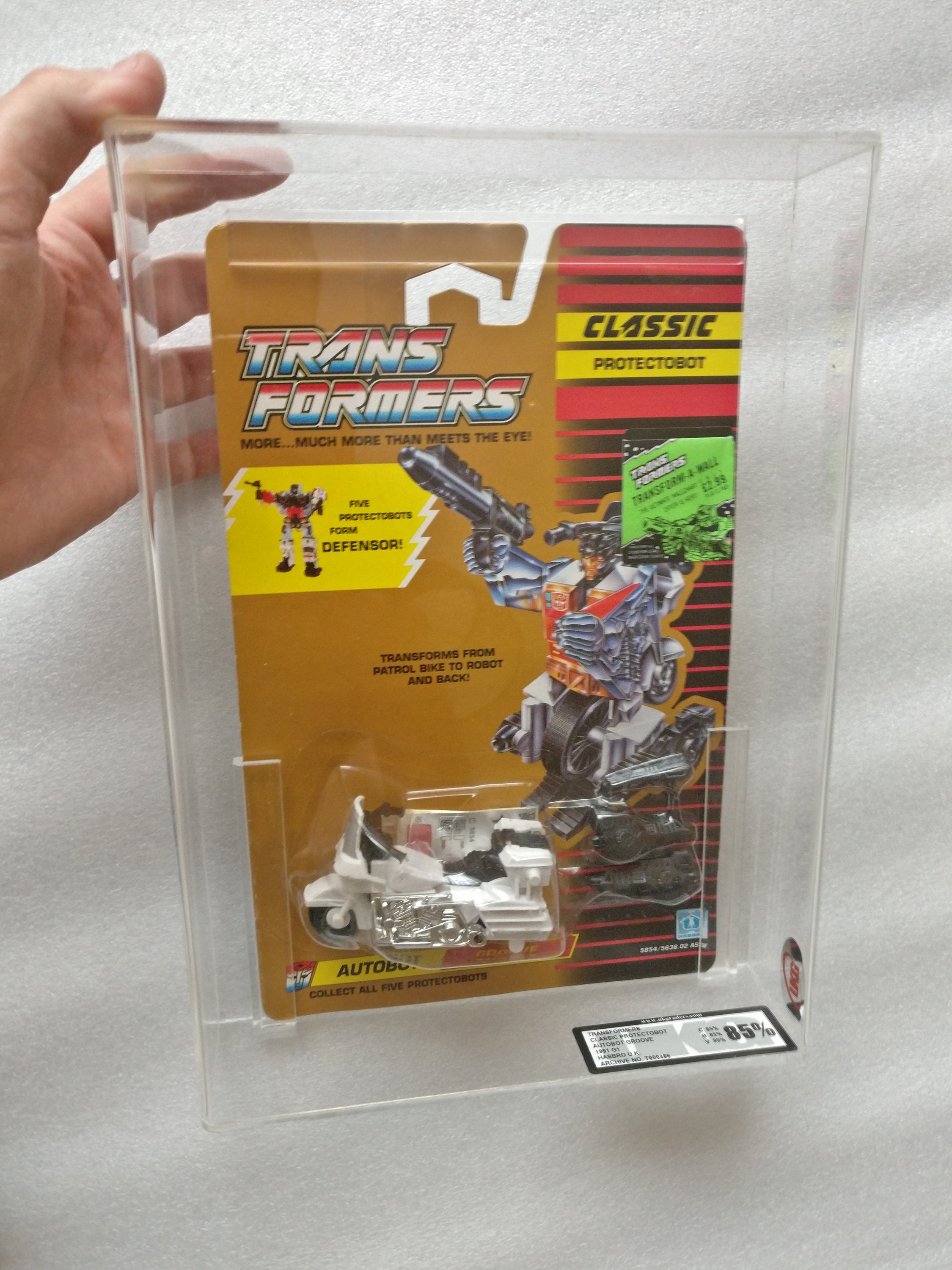 Vintage 1990 Transformers G1 Autobot GROOVE Patrol Bike by Hasbro 5854 ...