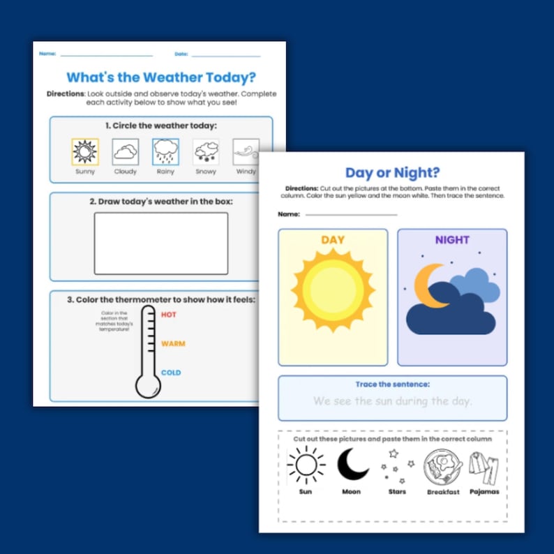 1st Grade Earth Science Worksheets PDF | Homeschool Science Activities ...