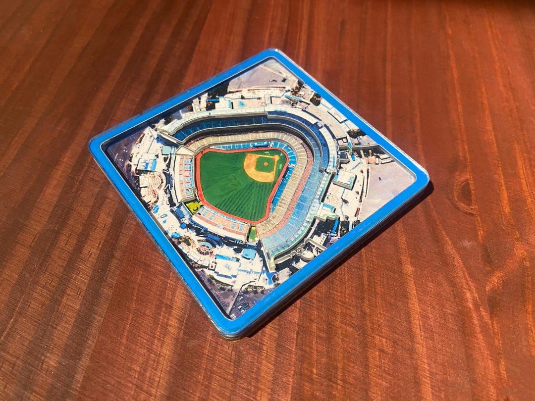 LA Dodgers 3D Color Coaster - Dodger Stadium - Etsy