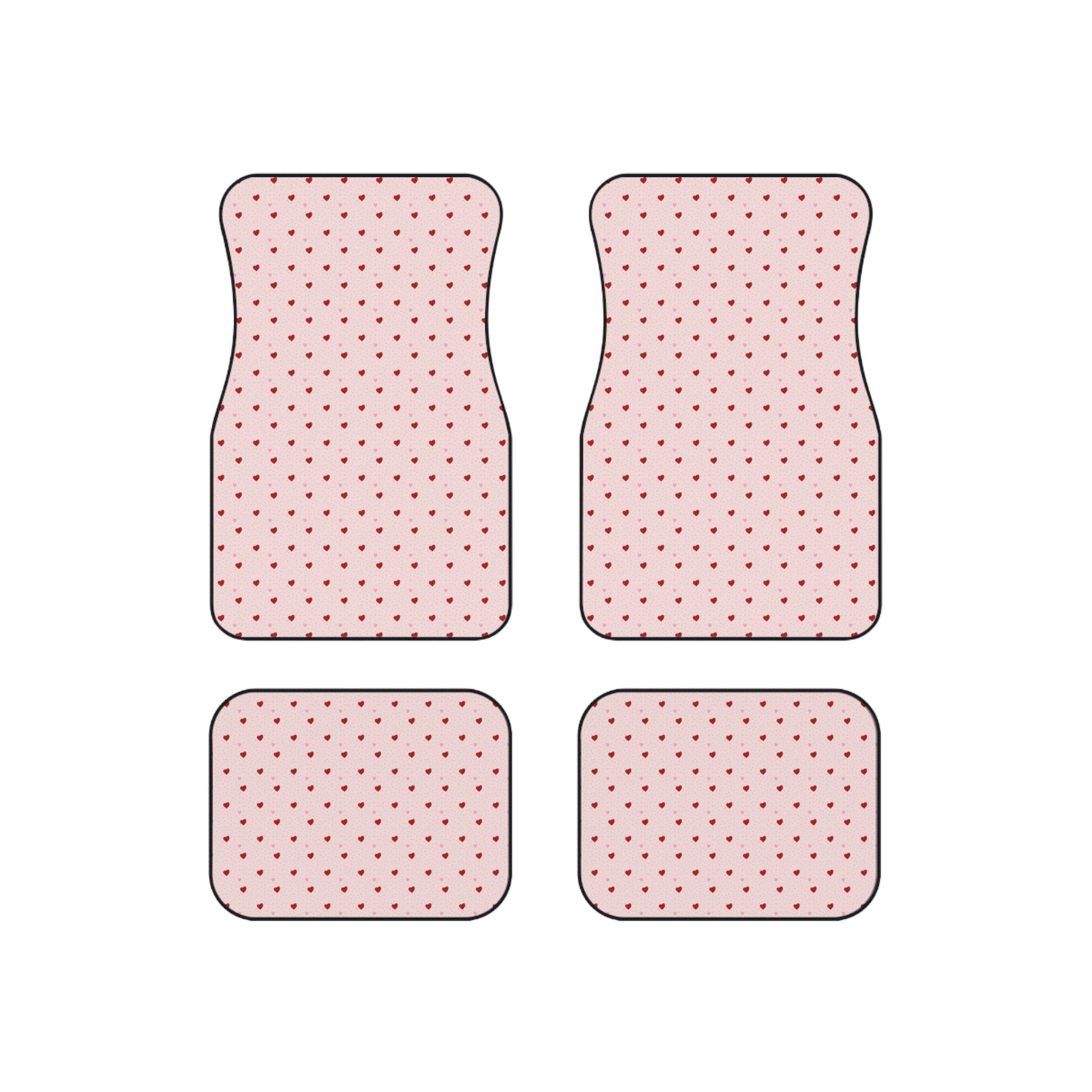 Coquette Pink Heart Car Mats, Valentine Car Floor Mat, New Driver Gift ...
