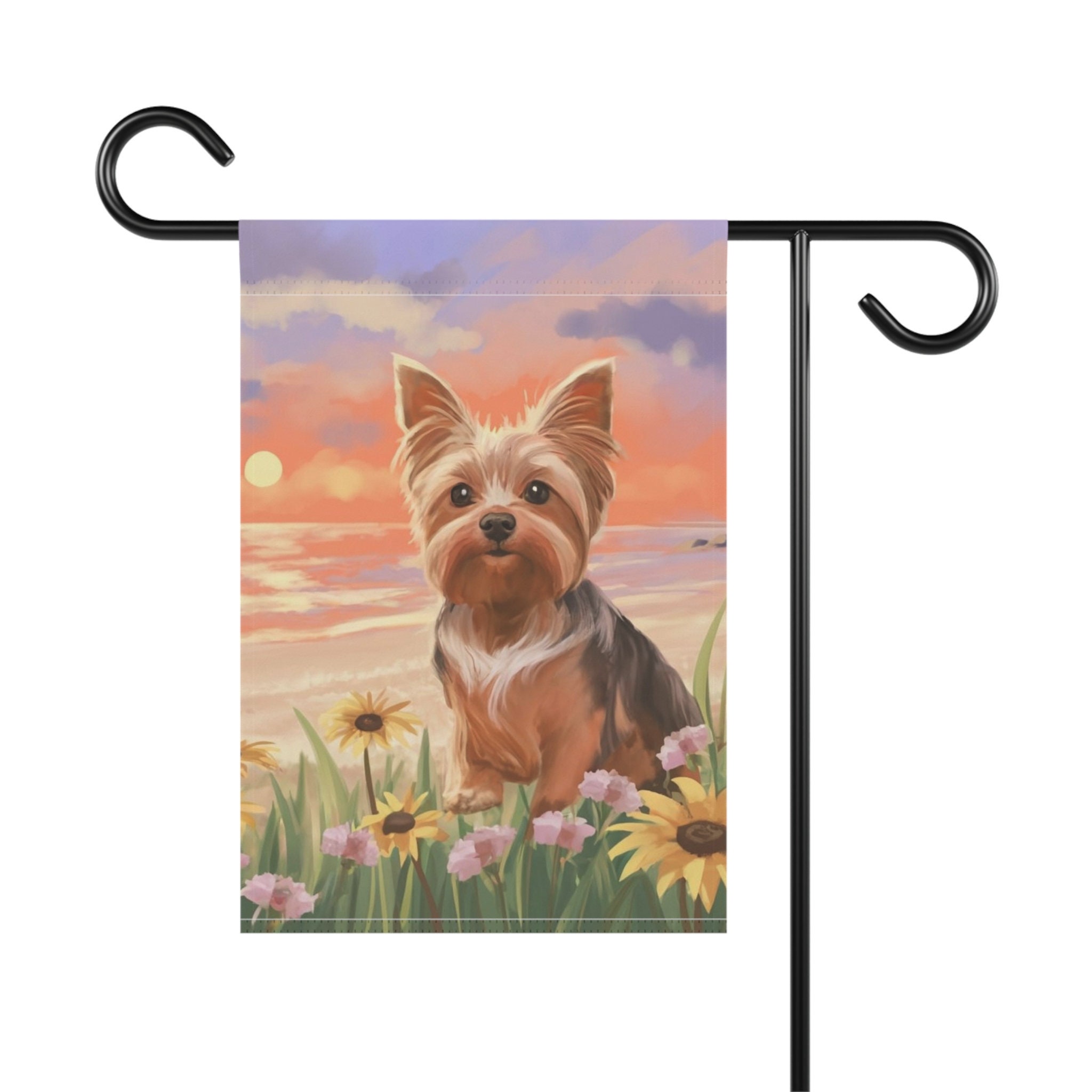 YORKSHIRE TERRIER Lawn and Patio Flag, Spring and Summer Yard Art for ...