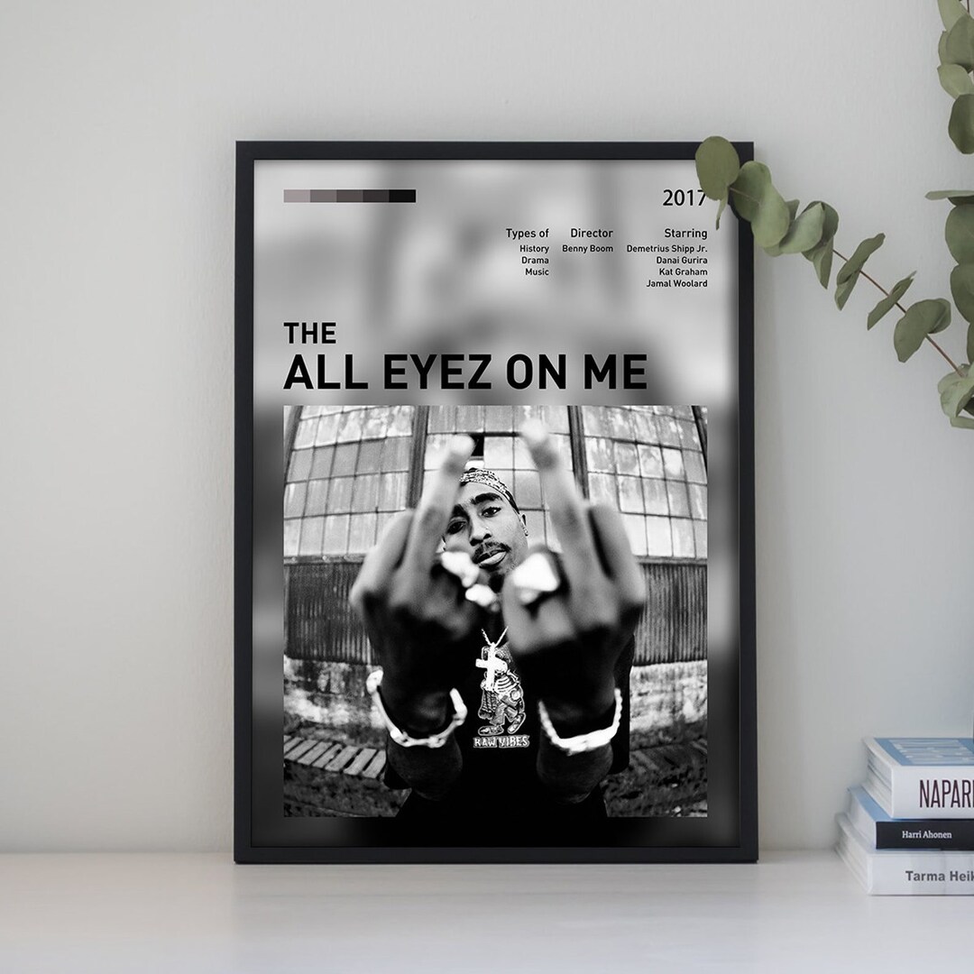 Tupac Print, Black and White, 2pac Poster, Music Studio Decor ...