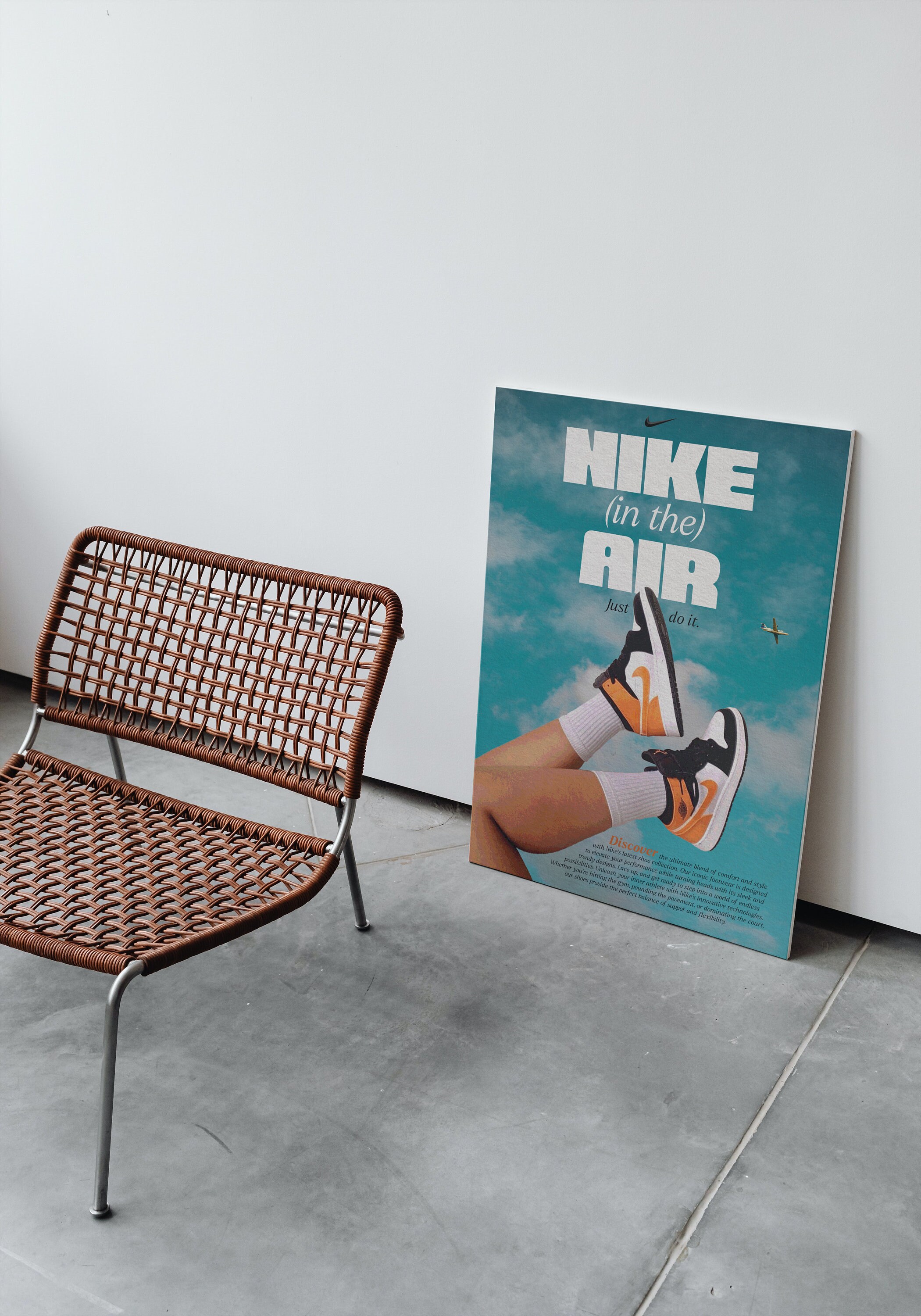 Nike nike in The AIR Just Do It Advertising Poster, Ad Style Print ...