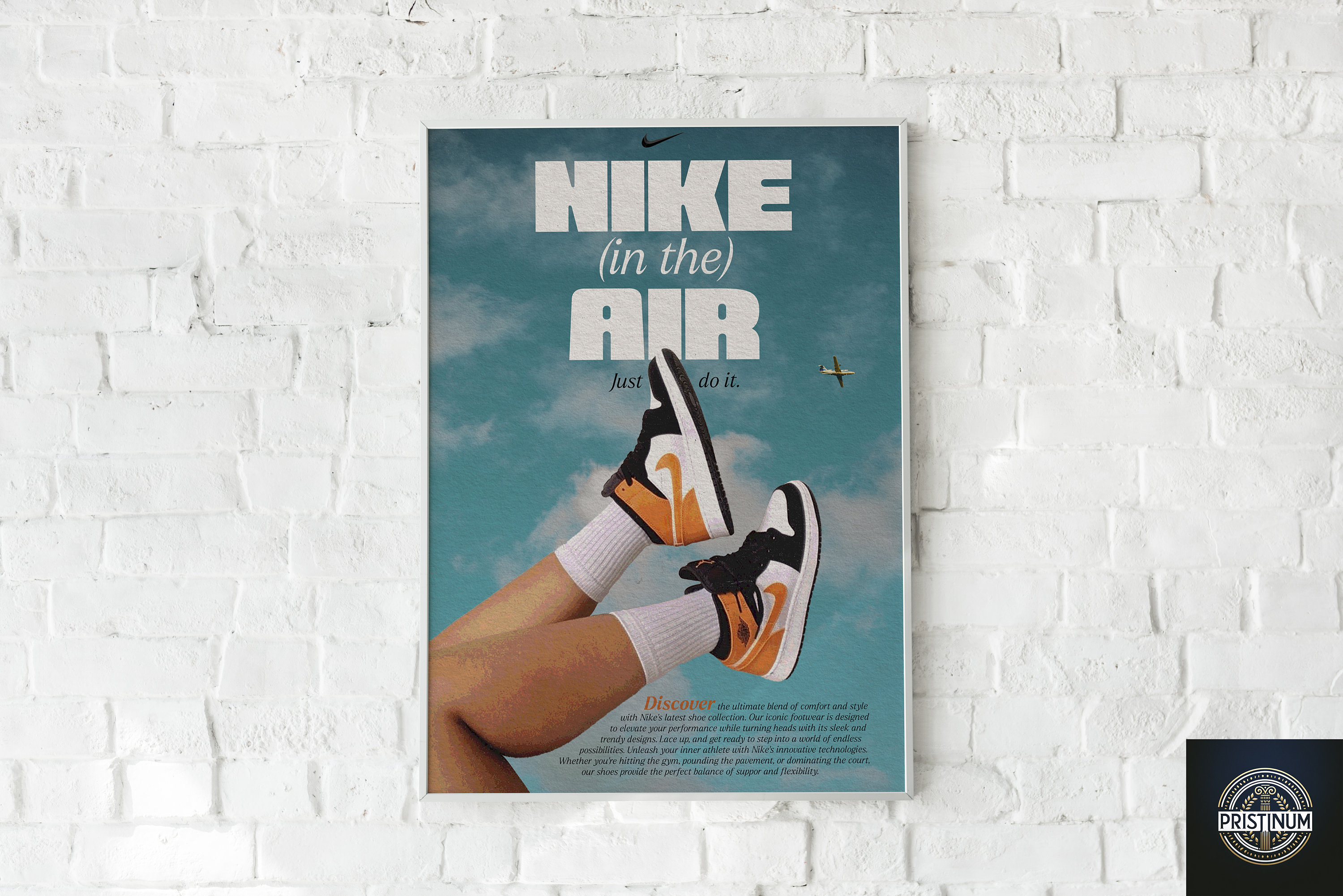 Nike nike in The AIR Just Do It Advertising Poster, Ad Style Print ...