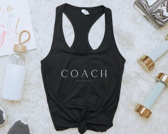 Coach Tank - Etsy