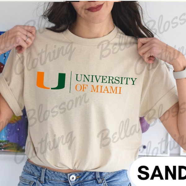 University of Miami Shirt - Etsy