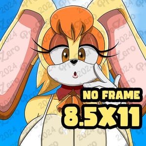 Vanilla the Rabbit (beach1) - [sonic the Hedgehog] Limited Fine Art ...